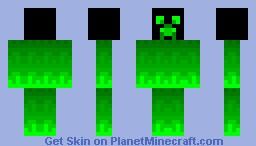 The Greedy Creeper Minecraft Skin