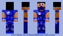classic sub-zero mortal Kombat Minecraft Skin