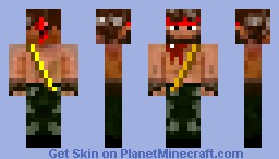Rambo Minecraft Skin