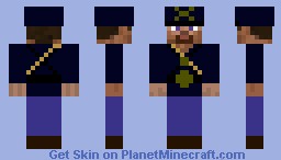 Union Soldier Steve Minecraft Skin