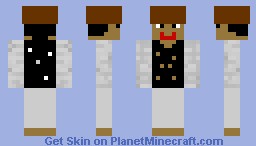 broken stone man Minecraft Skin