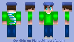 Ermeged a hipster (shading test?) Minecraft Skin