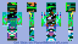 scribble man Minecraft Skin