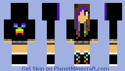 RAINBOWS EVERY WERE Minecraft Skin