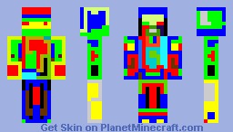 Techno Human Minecraft Skin