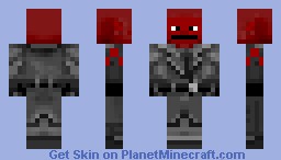 red skull Minecraft Skin