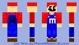 super mario Minecraft Skin