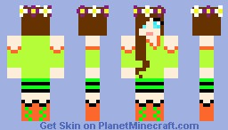 Flower Girl Minecraft Skin