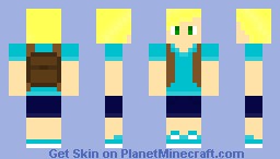 Boy with Backpack Minecraft Skin