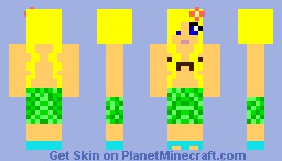 hula girl Minecraft Skin