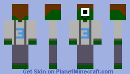 Alien geek Minecraft Skin