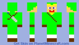 Link (The Legend Of Zelda) Minecraft Skin