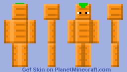 human carrot Minecraft Skin