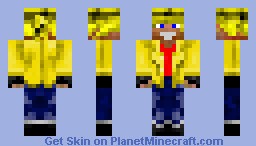 Pokemon Trainer Yellow Minecraft Skin