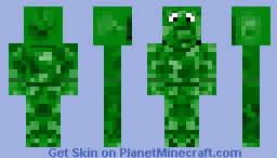 green texture Minecraft Skin