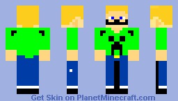 creeper T Minecraft Skin