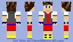 (Kingdom Hearts) Sora Minecraft Skin