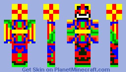 Clappy the clown Minecraft Skin