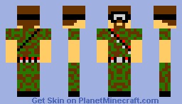 army soldier Minecraft Skin