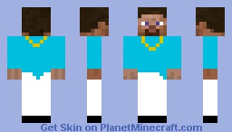 steve with turtleneck and chain Minecraft Skin