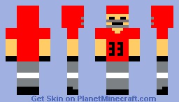 Football player Minecraft Skin