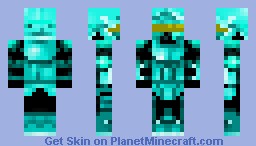 Blue Halo Minecraft Skin