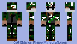 special ops agent Minecraft Skin