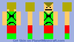 retarded kid Minecraft Skin