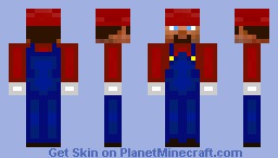 Super Mario Minecraft Skin