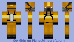 Fire Fighter Minecraft Skin