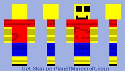lego man Minecraft Skin