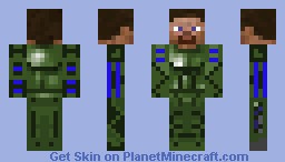 special ops soldier blue camo Minecraft Skin