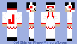 jsy231 character in white Minecraft Skin