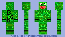 HaPpY GrEeN aNiMaL Minecraft Skin