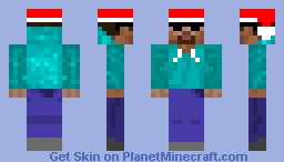 Cool Steve Christmas Minecraft Skin