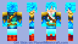 Blue Blaze Minecraft Skin