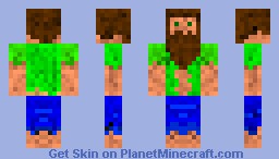 guy stranded on island Minecraft Skin