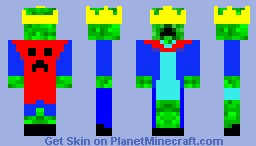 Creeper King Minecraft Skin
