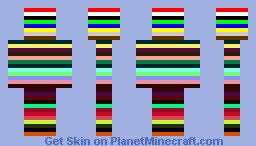 Very Very colourful Minecraft Skin