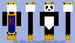 King Panda! Minecraft Skin