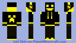awesome neon yellow deadmau5 Minecraft Skin