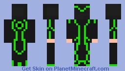Green Tron Minecraft Skin