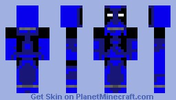 Blue Dead Pool Minecraft Skin