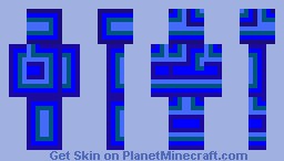 Blue Dude Minecraft Skin