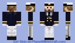 Navy Captian Minecraft Skin