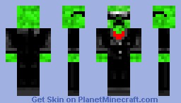 FBI creeper Minecraft Skin
