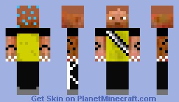 Cole Macgrath ( 3D Electricity on Back) Minecraft Skin