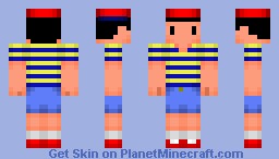 Ness (Earthbound) Minecraft Skin