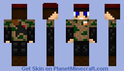 Red Beret Minecraft Skin