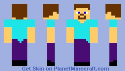 Steve re invented Minecraft Skin